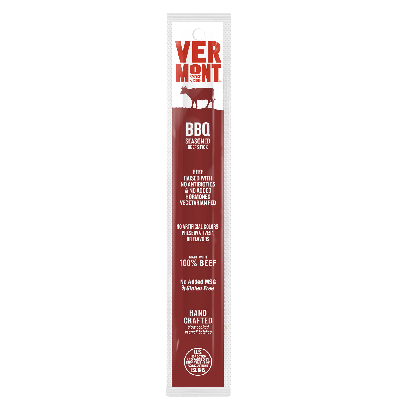 BBQ Beef Sticks 1 oz (24 count) - Vermont Smoke & Cure